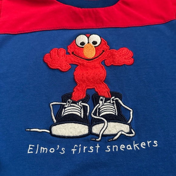 Sesame Street | Shirts & Tops | 9s Sesame Street Red And Blue Elmo ...